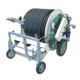 Pioggia Carnevali automatic sprinkler reel with sprinkler carriage ...
